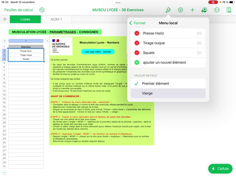 PodEduc - Tuto Muscu Lycée Numbers.Mov