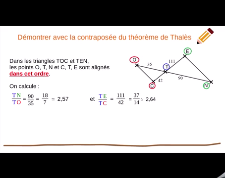PodEduc - Contraposée Thalès