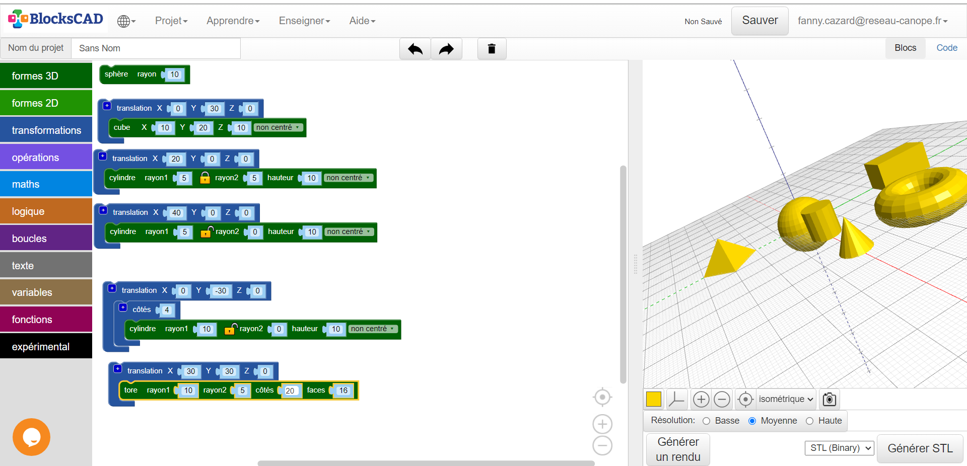 PodEduc - Tutoriel Blockscad Pour Débuter.Mp4