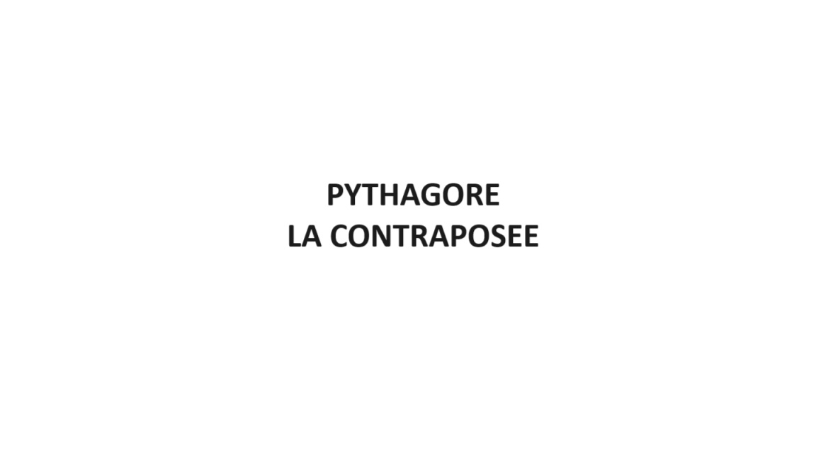 PodEduc - Pythagore - La Contraposée