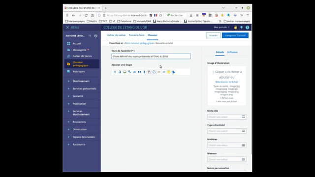 PodEduc - Formulaire Ent Par Travail À Rendre.Mp4