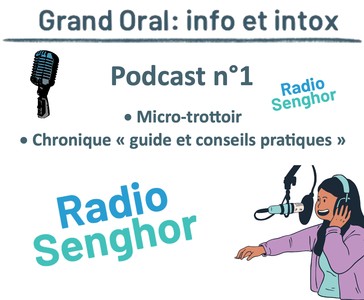 PodEduc - Podcast N°1 - Le Grand Oral : Info Et Intox