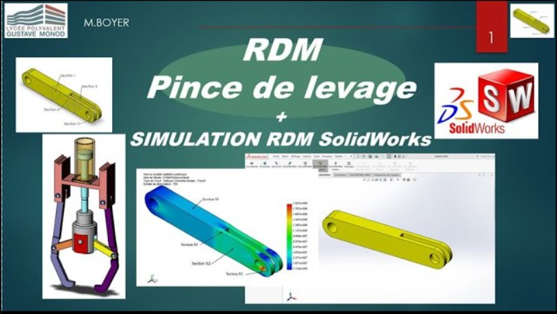 PodEduc - Rdm - Etude Classique Et Simulation Solidwor…