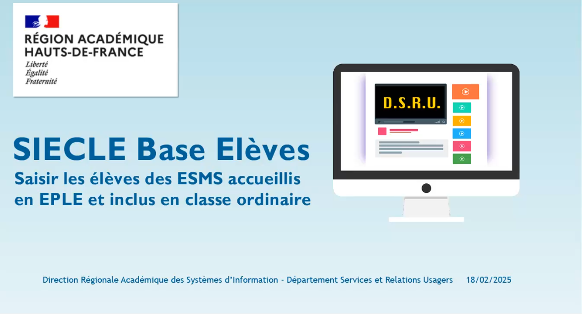 PodEduc - Inscription Élèves Des Esms Classe Ordinaire