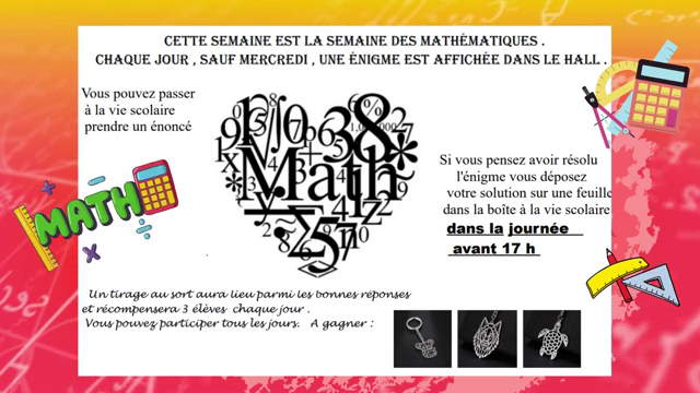 PodEduc - Semaine Des Mathématiques