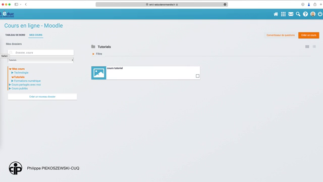 PodEduc - DRANE Normandie - Moodle - Changer L'Image D'Un Cours.Mp4