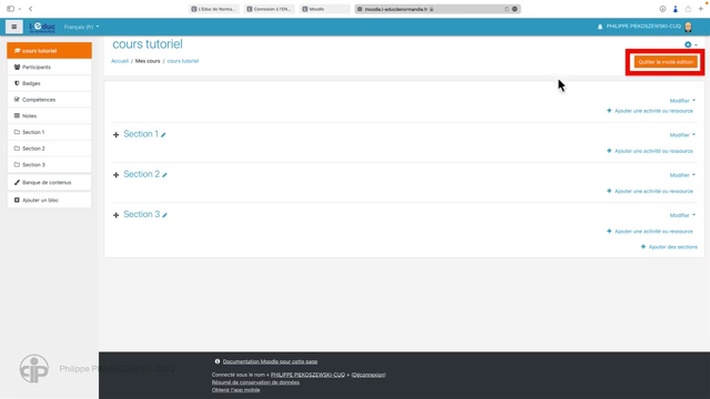 PodEduc - DRANE Normandie - Moodle - Aspect Visuel Des Sections.Mp4