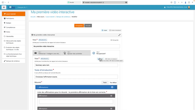 PodEduc - Interactive Video H5p